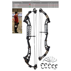 Arco de Poleas de Precisión | Tiro con arco con Visor y Estabilizador