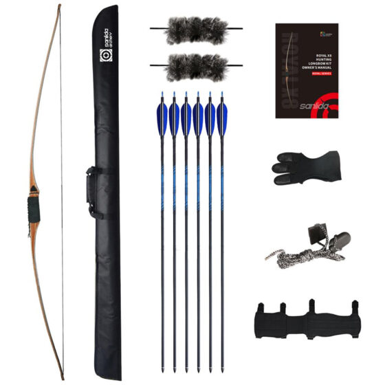 Royal X8 68" Traditional Longbow Recurve - MoitoArchery